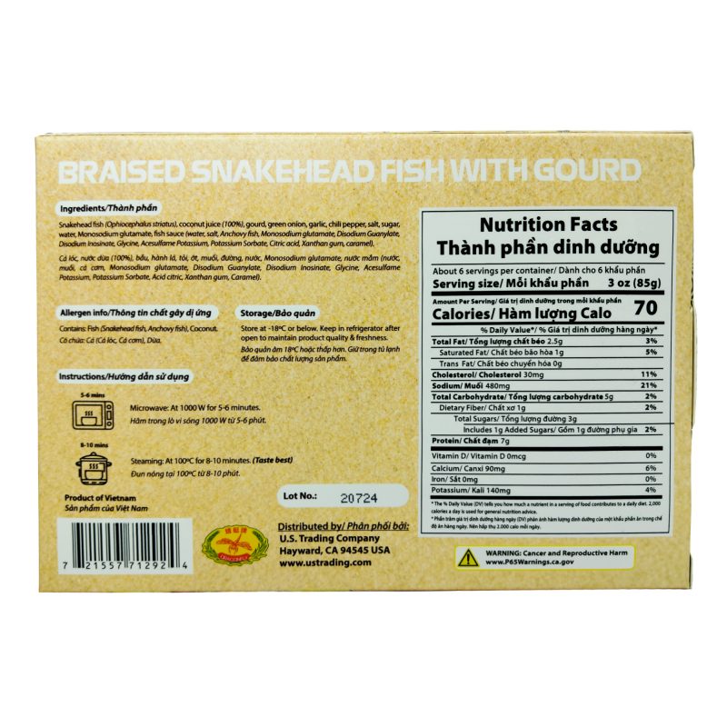 Braised Snakehead Fish With Gourd // Cá Lóc Kho Bầu - Chuon Chuon Eats